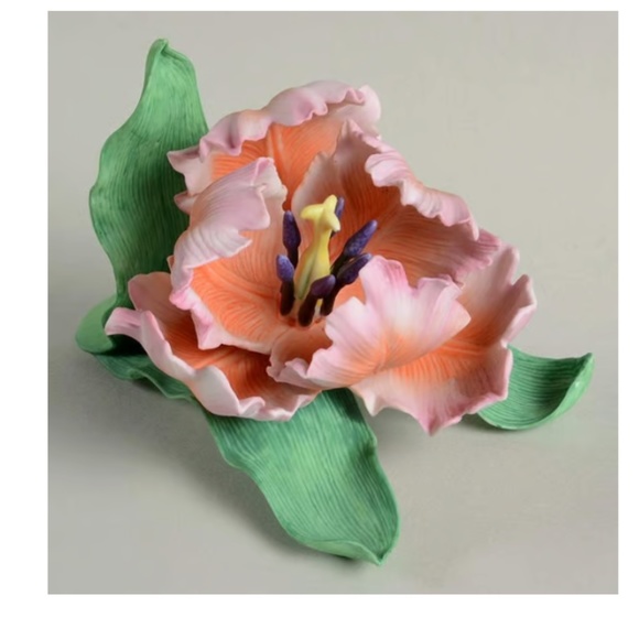 Lenox | Accents | Vintage 989 Lenox Parrot Tulip From The Porcelain ...